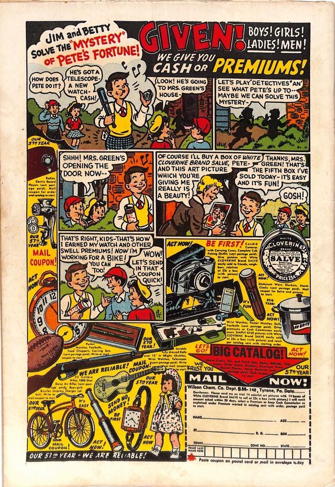 1950 Atlas Comics Pre Code Young Men #15 Fine Golden Age Very Nice (WAR ...