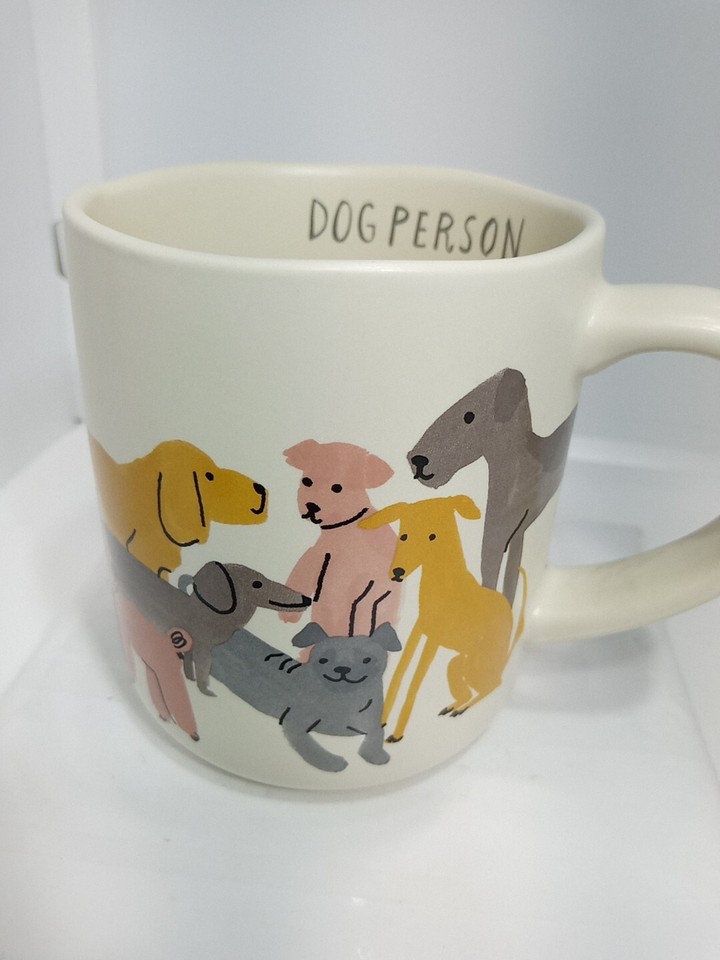 DOG PERSON COFFEE MUG. DOG LOVERS MUG. Art Deco DOG Mug. B345 | eBay