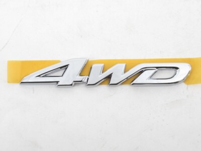EMBLEM BADGE REAR LETTERS `4WD` for TOYOTA RAV4 HIGHLANDER 4RUNNER ...