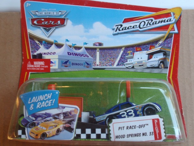 Disney Pixar Cars Mood Springs 33 Pit Row Race off Launcher 2009 ...