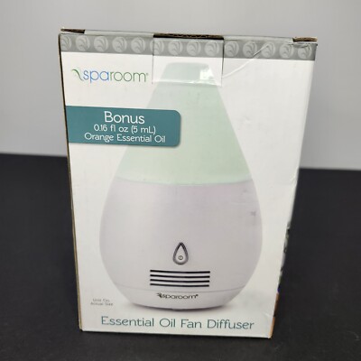 SpaRoom Mini Scentifier Fan Diffuser Plus 0.16 fl oz Orange Oil BPA New ...
