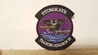 NAVY TRAINING SQUADRON-35--STINGRAYS Patch 3 3/4 x 3 1/4 inches | eBay