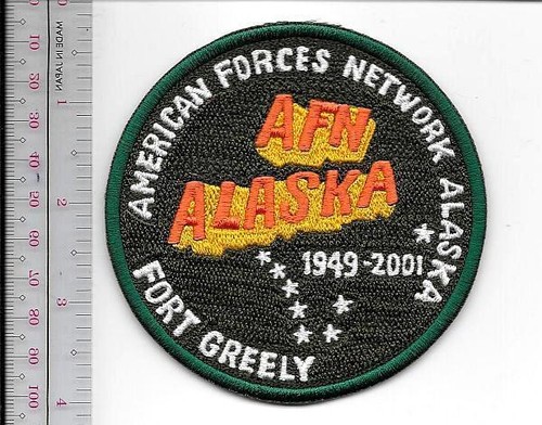 US Army Alaska American Forces Network AFN Fort Greely AK 3.75 inches ...