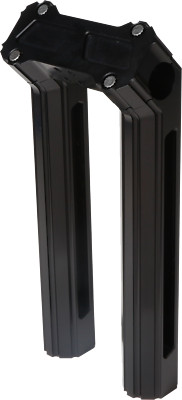 HOFMANN DESIGNS H/D Billet Risers 10" Black Kickback HDB-1006B | eBay