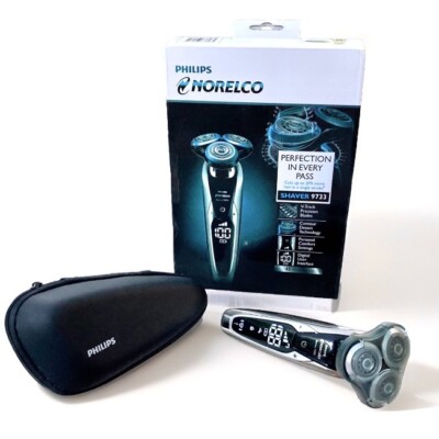 Philips Norelco Series 9000 Wet/Dry Electric Shaver Trimmer Kit S9733 ...