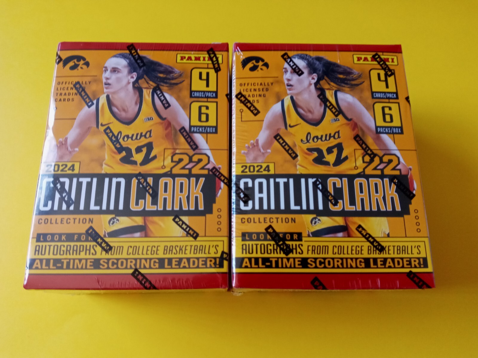 2024 Panini Caitlin Clark Collection Sealed Blaster Boxes Lot of 2 Iowa ...