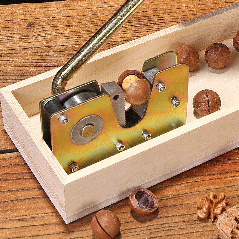 Macadamia Opener Peeling Machine Walnut Nut Cracker Tool Handle ...