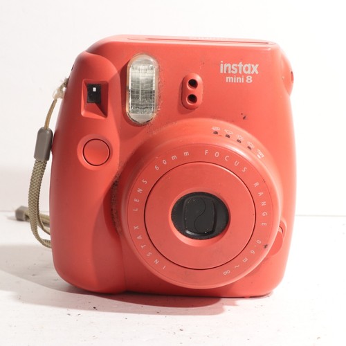 Fujifilm Instax Mini 8 Instant Film Camera Red - READ DESCRIPTION ...