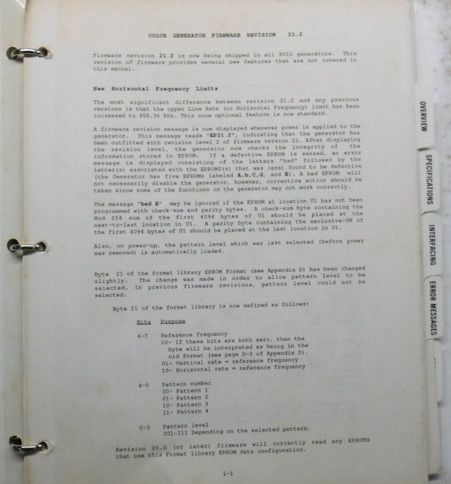 Quantum Data Model 801C Owners Manual | eBay