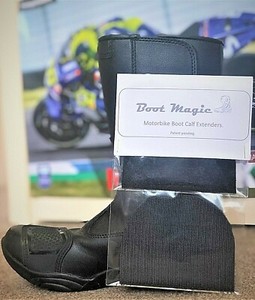 BOOT MAGIC MOTORBIKE BOOT CALF EXTENDERS | eBay