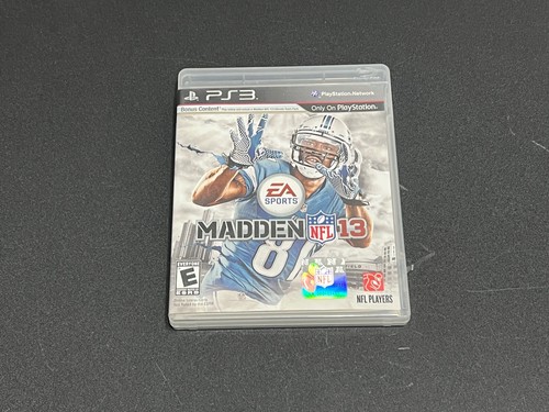 Madden NFL 13 PlayStation 3 PS3 Complete With Manual And Inserts ML257 ...