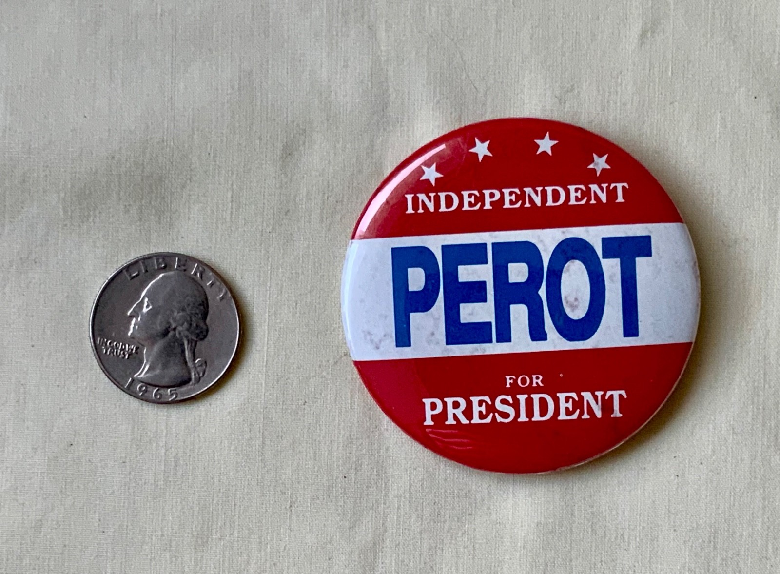 RARE H Ross Perot 1992 Presidential Campaign Third Party Button | eBay