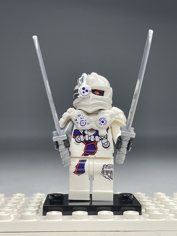 NEW Ninjago White Nindroid Sentry General Cryptor Custom Lego ...