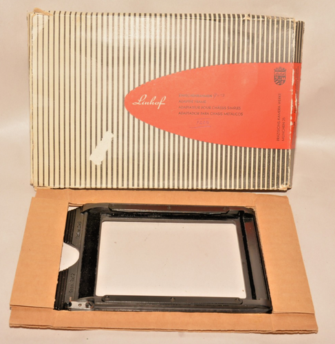 VINTAGE LINHOF ADAPTER FRAME ROLLEX 6X9-KASS 9X12 IN WORN ORIGINAL BOX ...