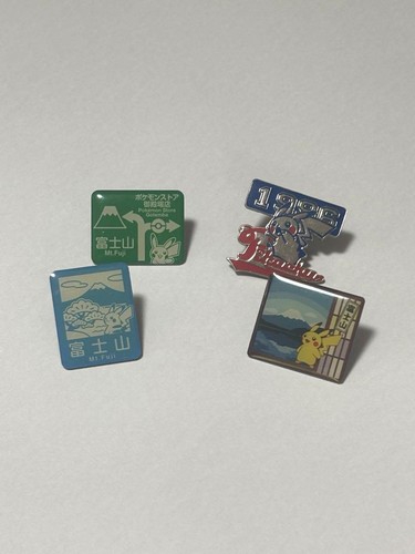 Pikachu Mt. Fuji Pin Badge Pokemon Collectible Used No Damage | eBay
