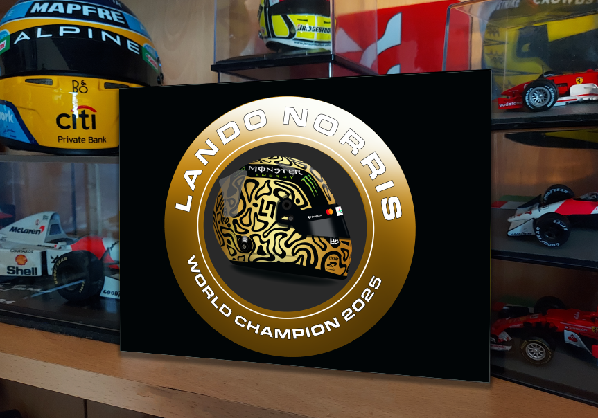 Lando Norris 2025 Champion McLaren MCL39 F1 Team Metal Sign F1 Gift ...