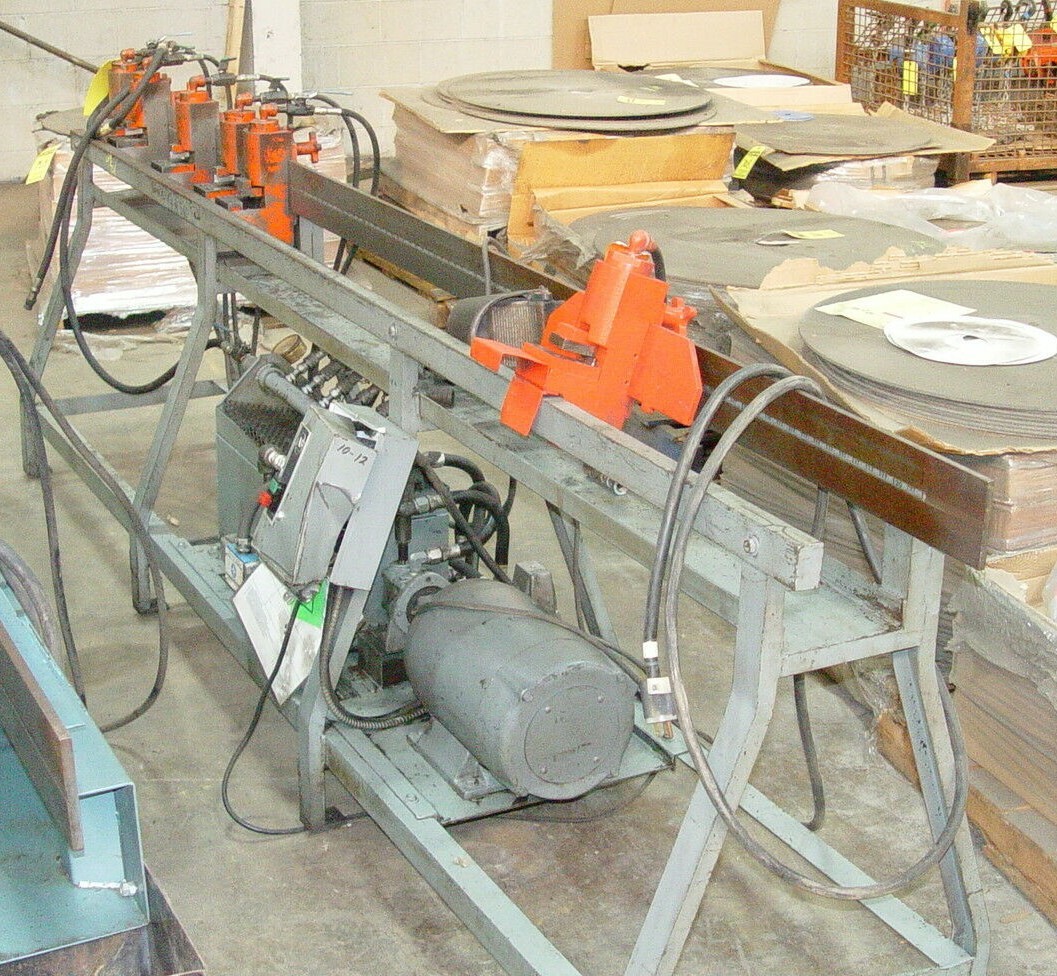 Lockformer 10' x 18 Gage 'S' Drive 5 Head Speed Notcher for Sheet Metal ...