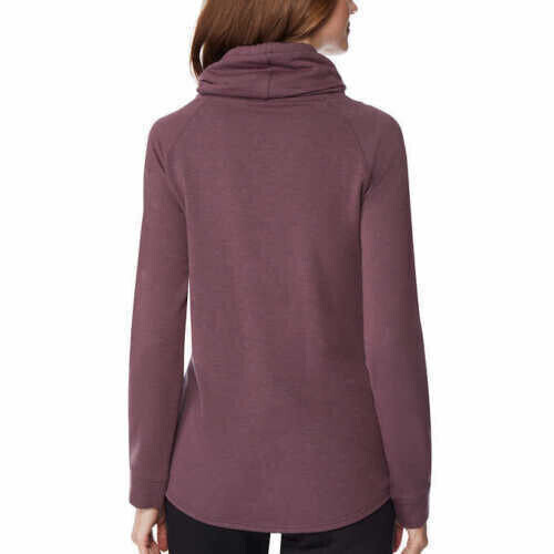 Women's 32 Degrees Heat Funnel Neck Long Sleeve Top Pullover (Purple ...