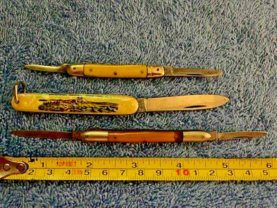 Lot Four Three Pen knives for your collection (Old) | eBay