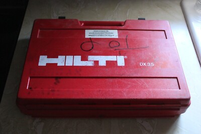 AS FOUND, HILTI DX 35 CONCRETE FASTENER GUN WITH PARTS & CASE | eBay