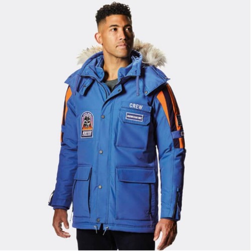 Columbia x Star Wars Empire Crew Strikes Back Parka Jacket Blue Men's ...