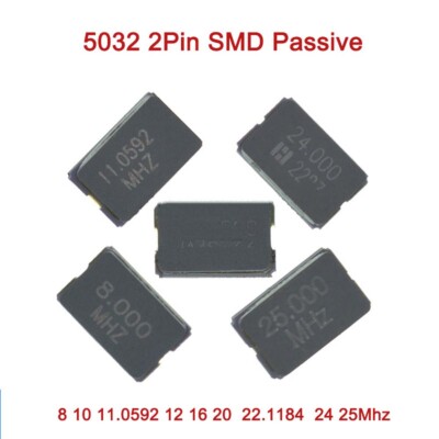 5032 2Pin SMD Passive Crystal Oscillator Ceramics Resonator 8Mhz to ...