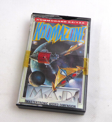 Commodore 64 C64 Spiel -- KROMAZONE (Mastertronic) -- Tape Kassette ...