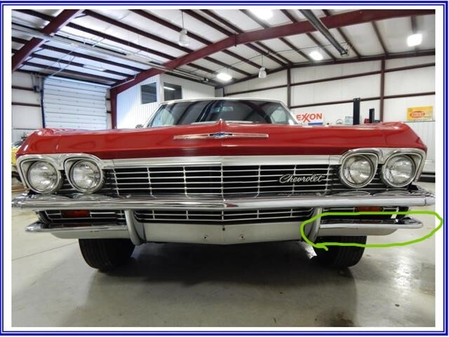1965 65 Chevrolet Impala NOS Accessory Bumper Guards Lower Valance ...