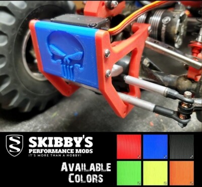 PUNISHER BUMPER/SERVO MOUNT IMPROVED DESIGN! FITS TAMIYA CLODBUSTER ...