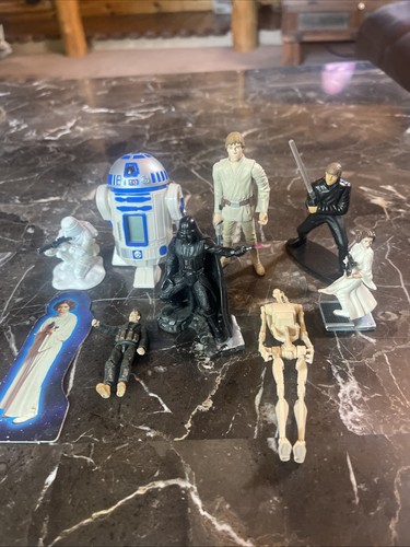 Lot Of 9 Star Wars Bootleg/KO figures lot,Chewbacca,Han Solo and R2-D2 ...