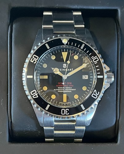 Steinhart Ocean One Vintage Red Diver Watch: 103-0657 - Excellent ...