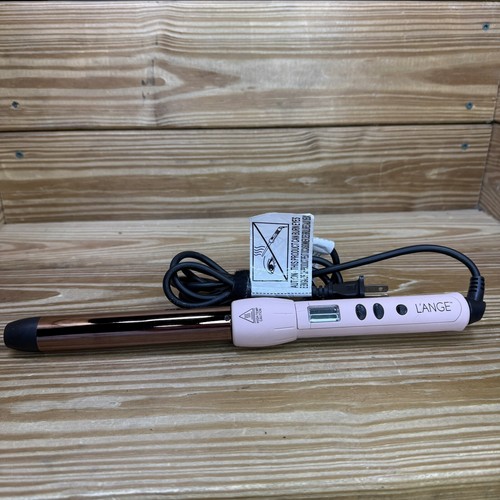 L'ange 1” Curling Wand Blush - Pink Model HT212 Curling Iron | eBay