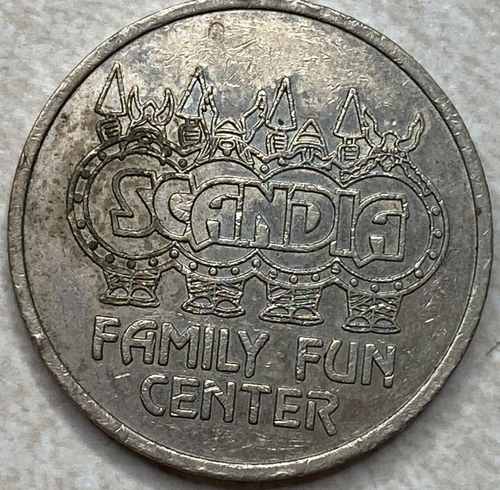 Scandia Family Fun Center Suison CA Arcade Trade Slot Token T5900 | eBay