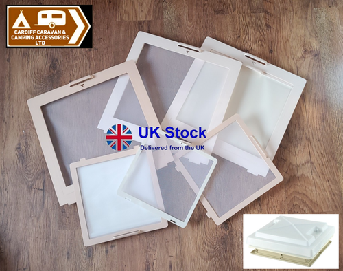 MPK FLY SCREENS & ROLLER BLINDS FOR CARAVAN / CAMPERVAN ROOF LIGHT ...
