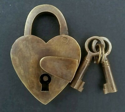 Locks & Keys - Vintage Antique Brass Skeleton Keys