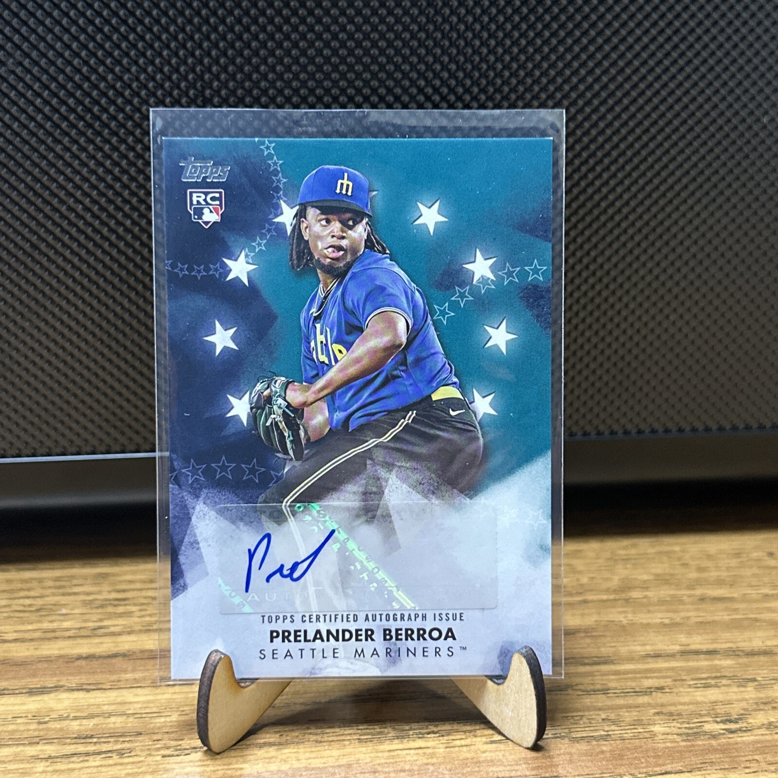 PRELANDER BERROA 2024 Topps Series 1 Baseball Stars RC Auto MARINERS | eBay