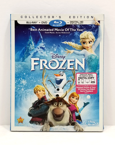 Frozen (Blu-ray, 2014) and DVD Collector's Edition with Slipcover ...