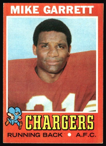 1971 Topps Mike Garrett #119 San Diego Chargers | eBay