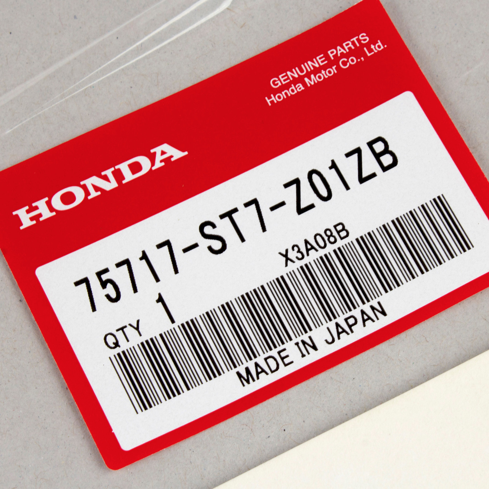 Genuine 94-01 Acura Integra DC2 Rear Type-R Decal Silver Outline 75717 ...