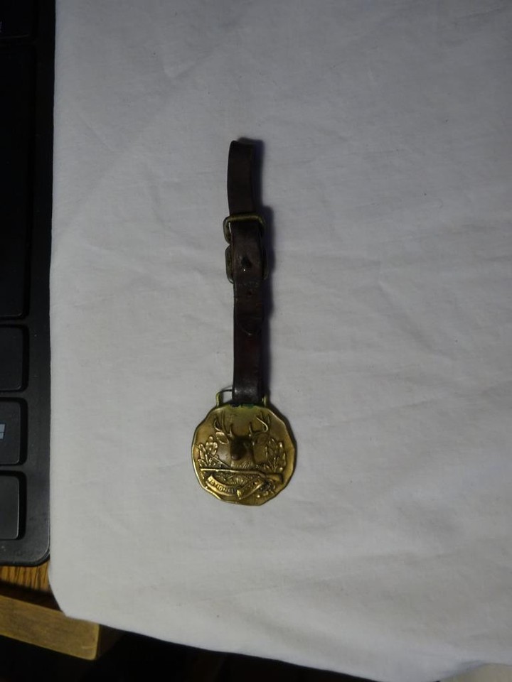 ANTIQUE EMBOSSED ADVERTISING WATCH FOB "NATIONAL SPORTSMAN MAGAZINE" | eBay