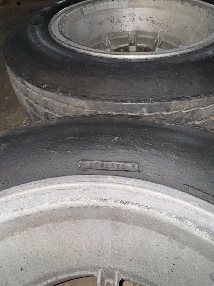 Original 1967 67 Shelby GT-500 Wheels & Orig Goodyear Speedway E70-15 ...