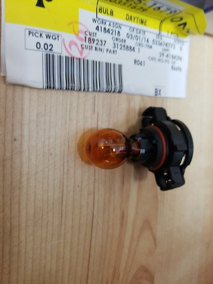 Amber daytime running Headlight Bulb ACDelco GM Original Equipment ...