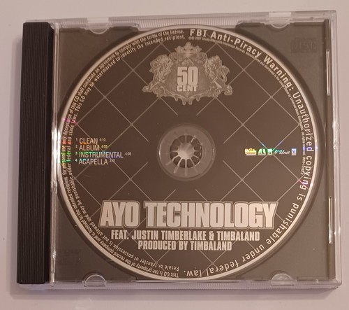 50 Cent feat. Justin Timberlake & Timbaland - Ayo Technology - Promo CD ...