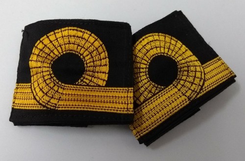 Genuine British Issue Royal Navy Sub Lieutenant Woven Rank Sliders RN ...