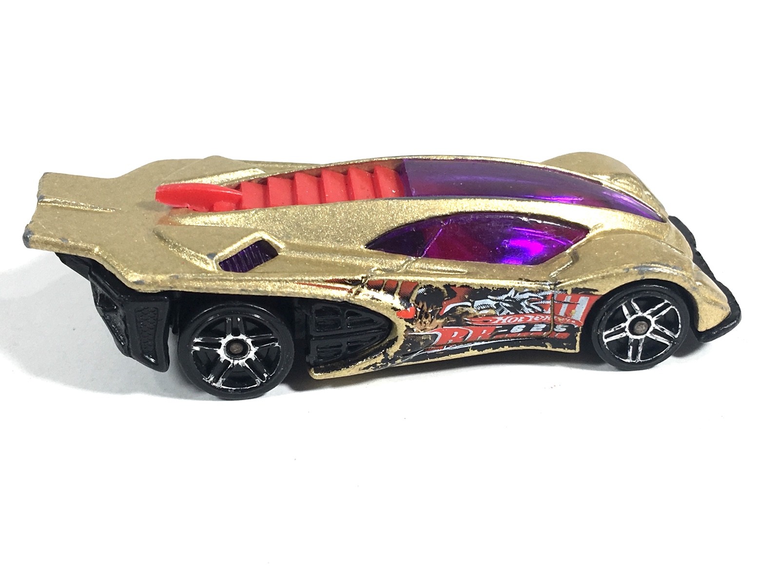 Hot Wheels 2004 Side Draft Gold Black HW Cyborg Assault 5-Pack Series ...