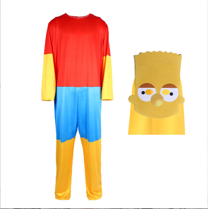 ⭐Halloween The Simpsons Cosplay Costume Adult TV Cartoon Homer Marge ...