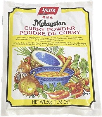 1.76oz Yeo's Malaysian Curry Powder Poudre de Curry | eBay UK