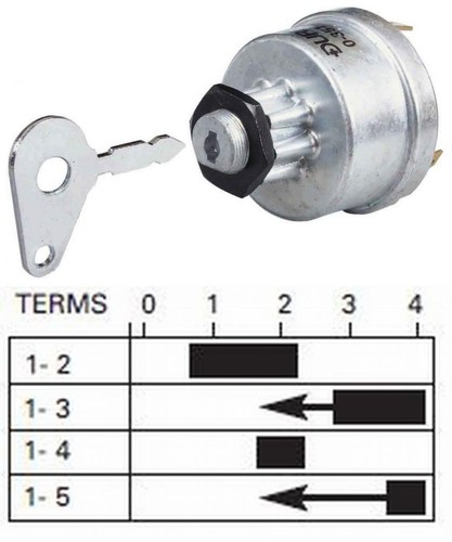 Durite - Ignition Switch 5 Position Replaces 36614 Bg1 - 0-351-08 | eBay