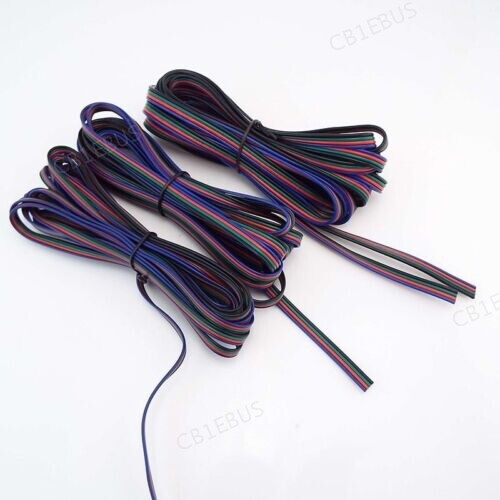 4pin 22awg/20awg/18awg LED Strip Light Power Tinned Copper Extension ...