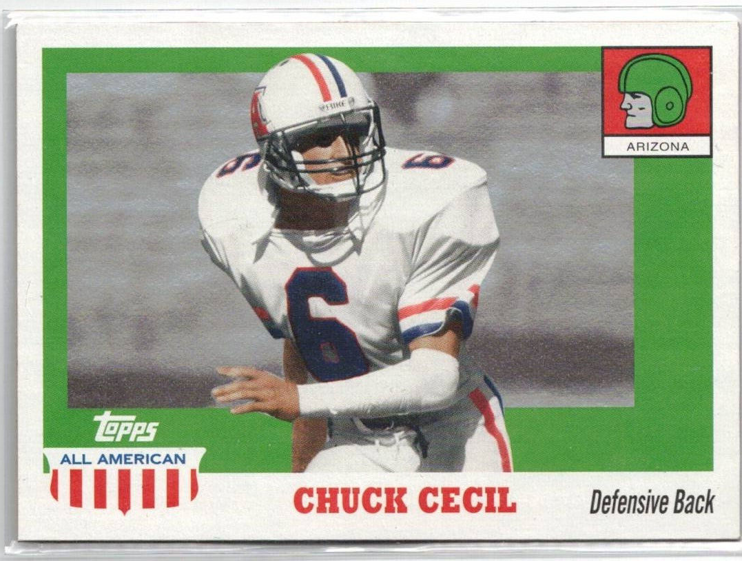 2005 Topps All American Football Card #72 Chuck Cecil Green Bay Packers ...